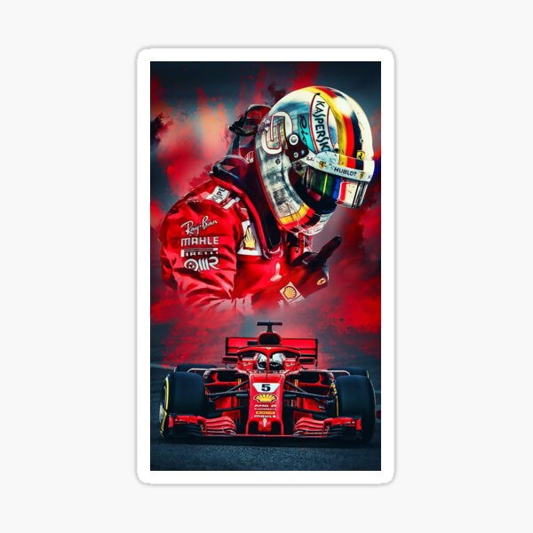 Sebastian Vettel Stickers | Redbubble