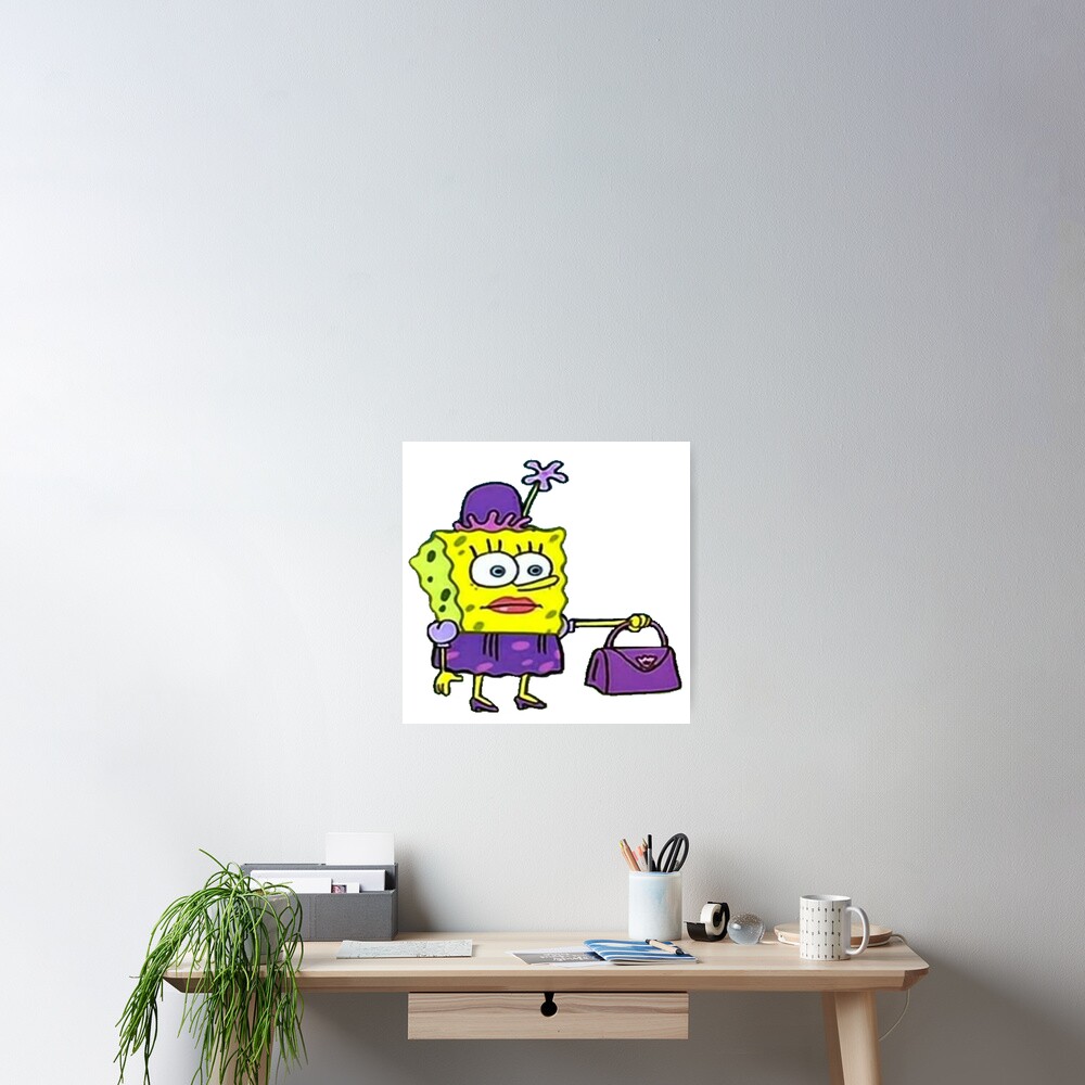 "Spongebob Dress Meme" Poster by donbass | Redbubble