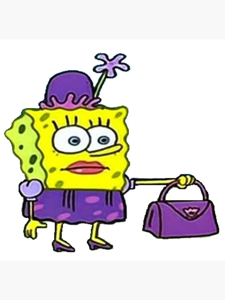"Spongebob Dress Meme" Poster by donbass | Redbubble