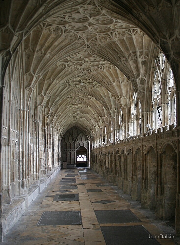 "Vaulted ceiling, Gloucester Cathedral" by John Dalkin | Redbubble