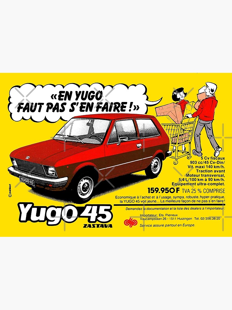 "YUGO 45" Poster for Sale by ThrowbackMotors | Redbubble