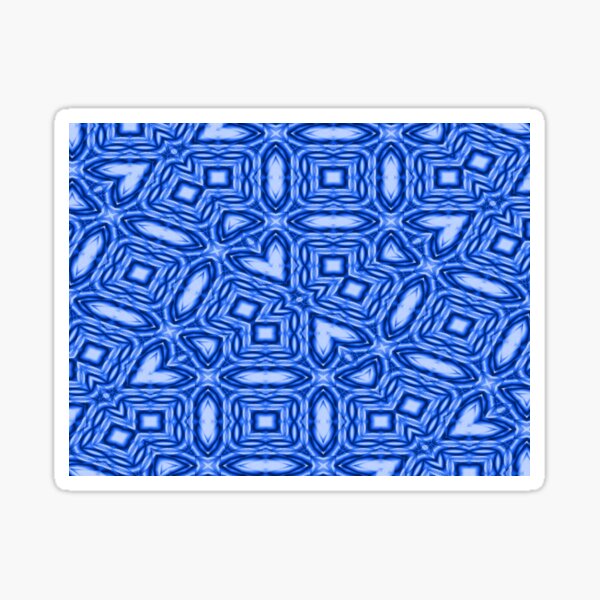 "Blue and White Flair" Sticker for Sale by Gramolly70 | Redbubble