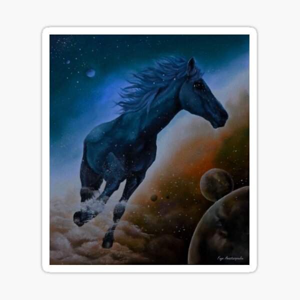 "Cloudwalker" Sticker by anastasopoulou | Redbubble