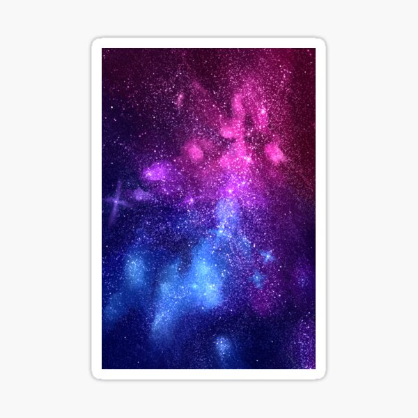 "Bi Pride Galaxy" Sticker for Sale by robot-toes | Redbubble