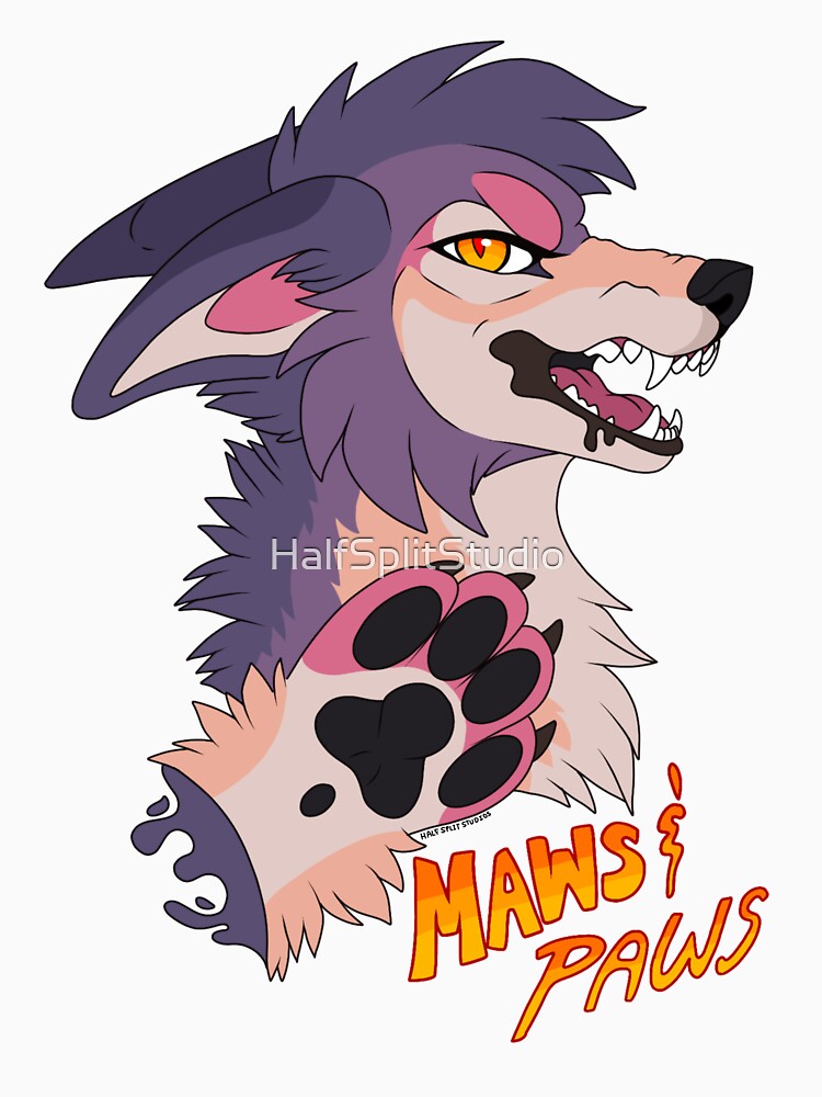 "Maws and Paws (version 2)" T-shirt for Sale by HalfSplitStudio ...