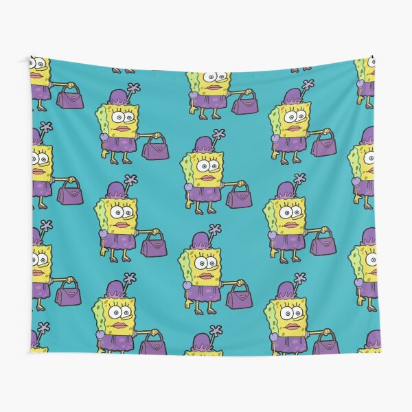 "SpongeBob Traveling the World in Drag original" Tapestry for Sale by ...