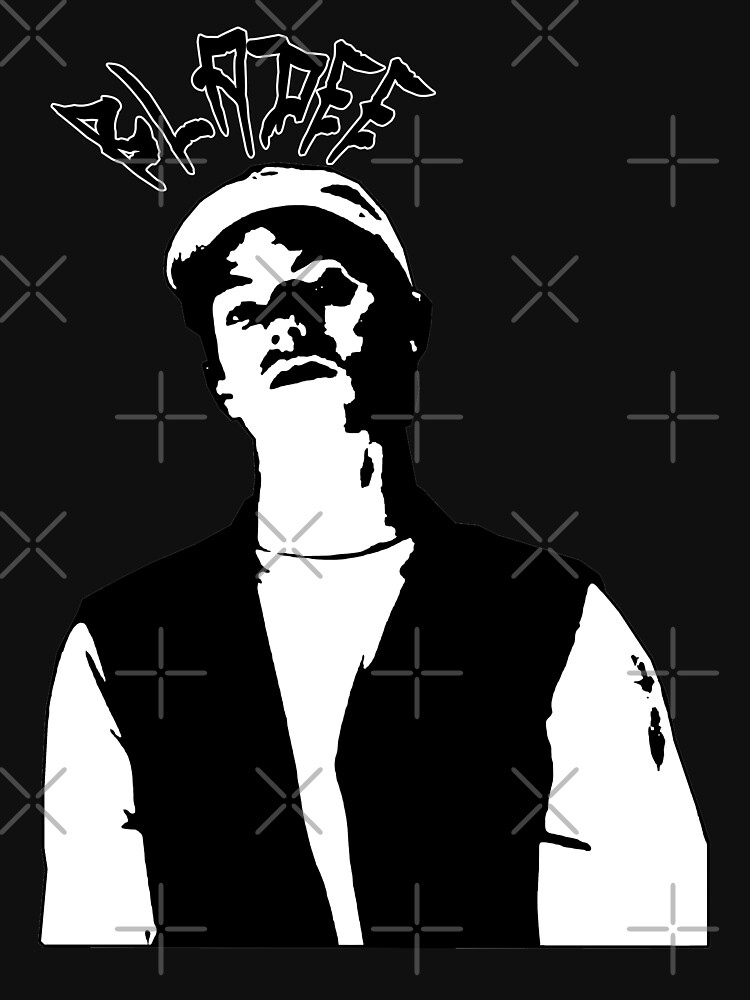 "bladee black and white reborn graphic " T-shirt by smartwater88 ...