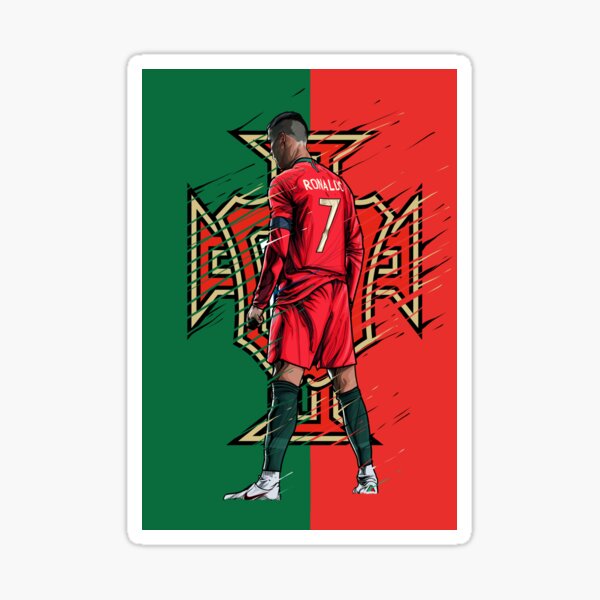 Cr7 Portugal Sticker For Sale By Teretoledoq Redbubble