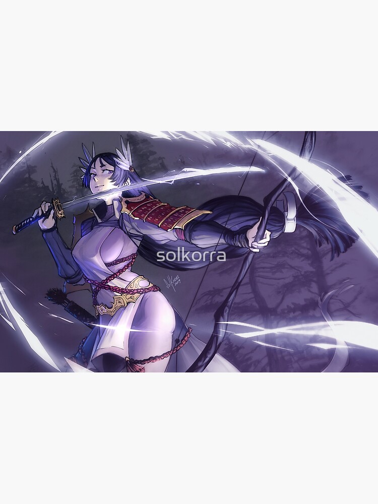 "Minamoto no Raiko" Poster for Sale by solkorra | Redbubble