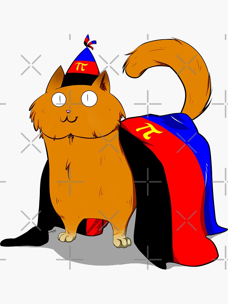 "This is Party Cat Polyamorous Pride" Sticker for Sale by LibraGhost ...