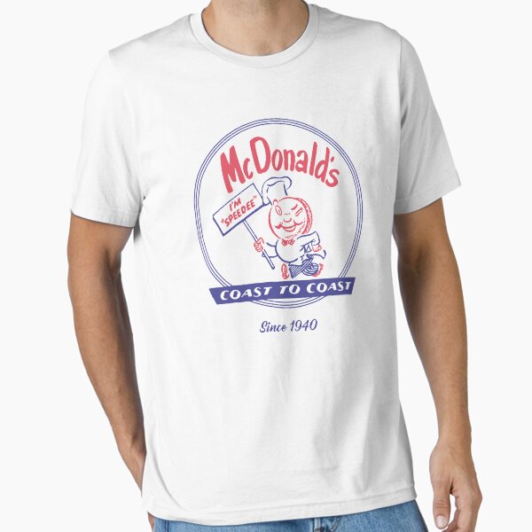 "McDonald vintage speedee coast to coast" Essential T-Shirt by ...
