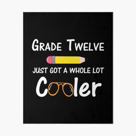 Lámina rígida «El grado doce acaba de recibir una gran cantidad de ...