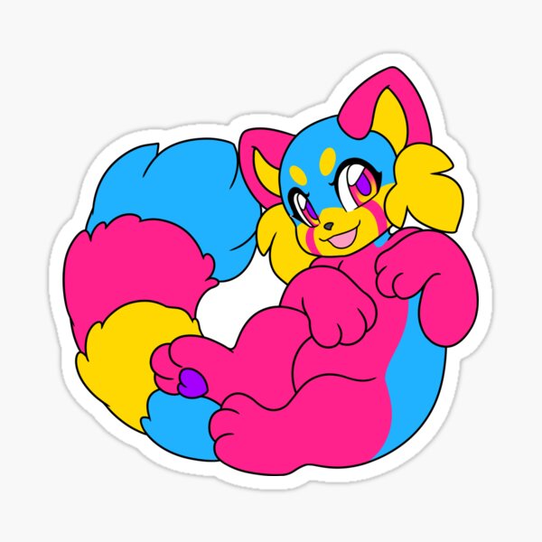 "Pan Pride Panda" Sticker for Sale by Rozga | Redbubble
