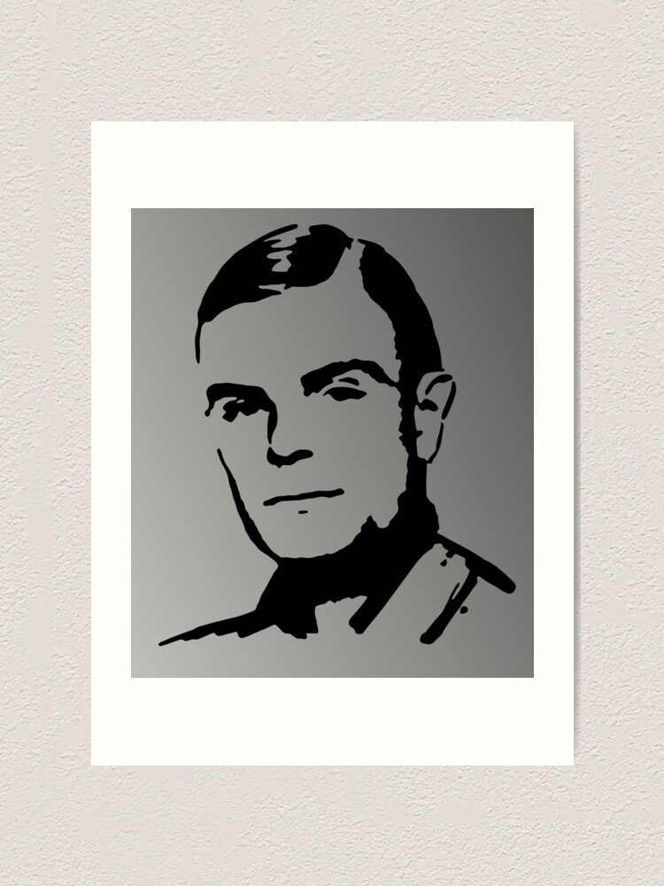 "Alan Turing" Art Print for Sale by talkitoff | Redbubble