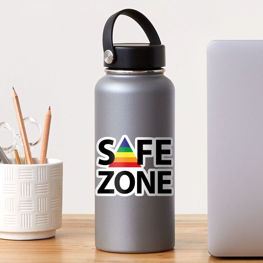 "Safe Zone" Sticker for Sale by talkitoff | Redbubble