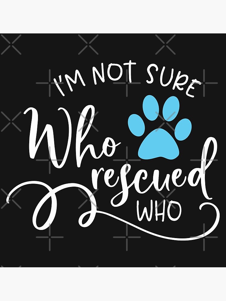 "Who Rescued Who" Canvas Print for Sale by Anthalya | Redbubble