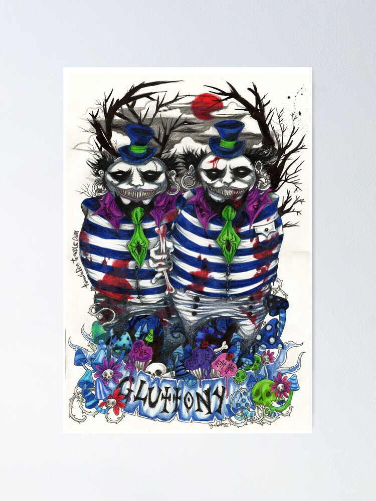 "gluttony" Poster by Mischief668 | Redbubble