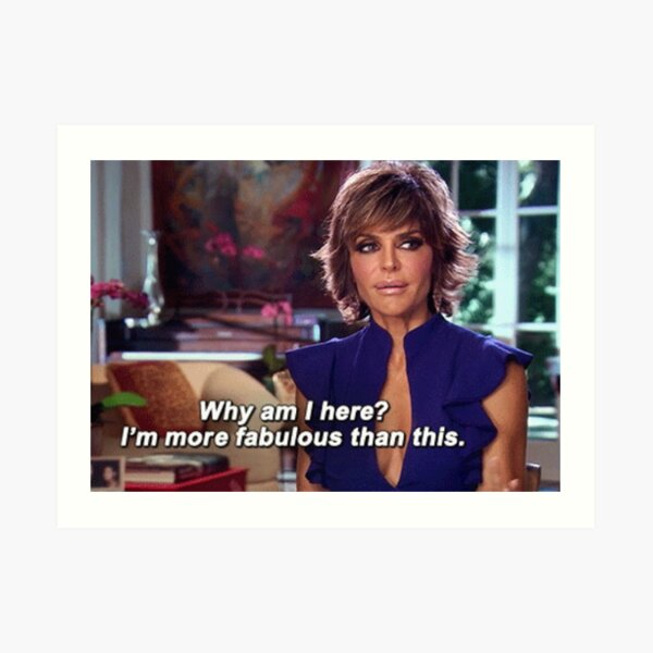 "LISA RINNA" Art Print for Sale by ematzzz | Redbubble