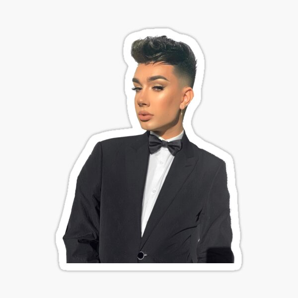 "James Charles suit" Sticker by shriz | Redbubble