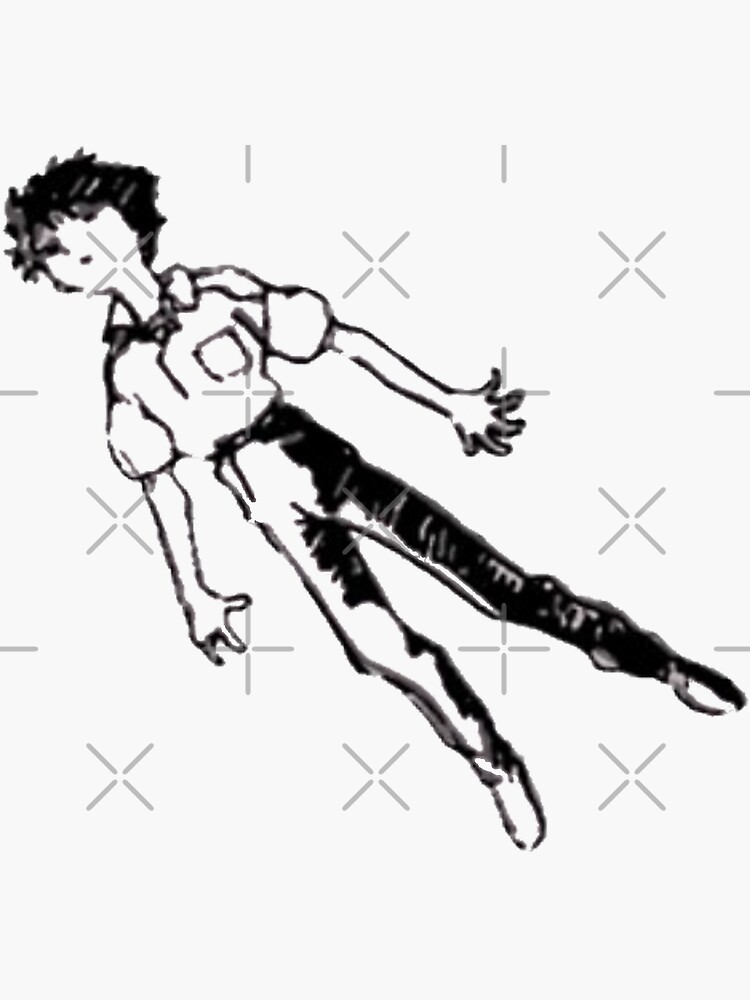 "Floating Shinji" Sticker for Sale by willyumkdot | Redbubble