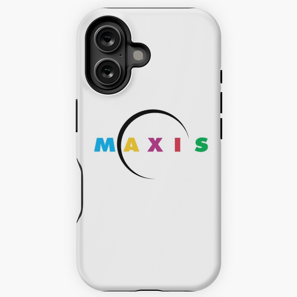 "maxis logo" Sticker for Sale by stelladown | Redbubble