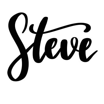 "Steve" Sticker for Sale by ellietography | Redbubble