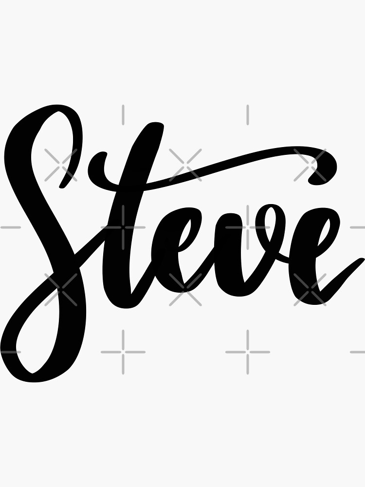 "Steve" Sticker by ellietography | Redbubble