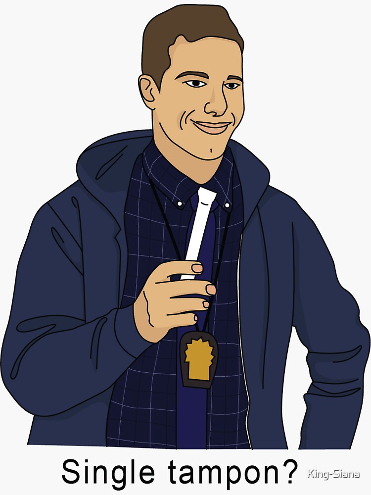 "Single tampon?" Sticker for Sale by King-Siana | Redbubble