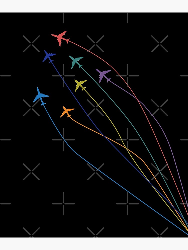 "Racing Airplane Jets" Poster by LuckyU-Design | Redbubble