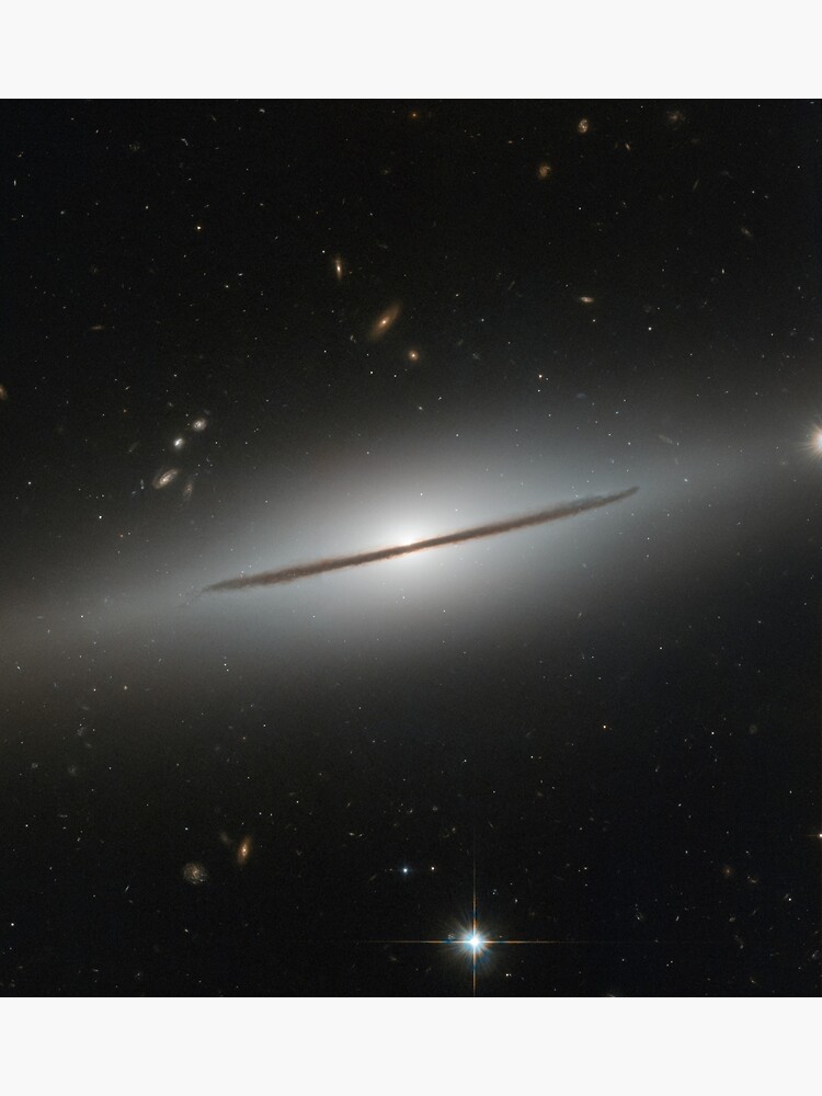 "Disc Galaxy Captured By The Hubble Space Telescope" Poster for Sale by ...