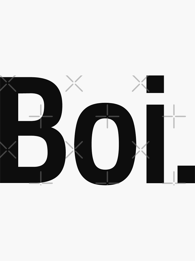 "Boi T-shirt, LGBTQ Pride, Butch" Sticker for Sale by thequeershop ...