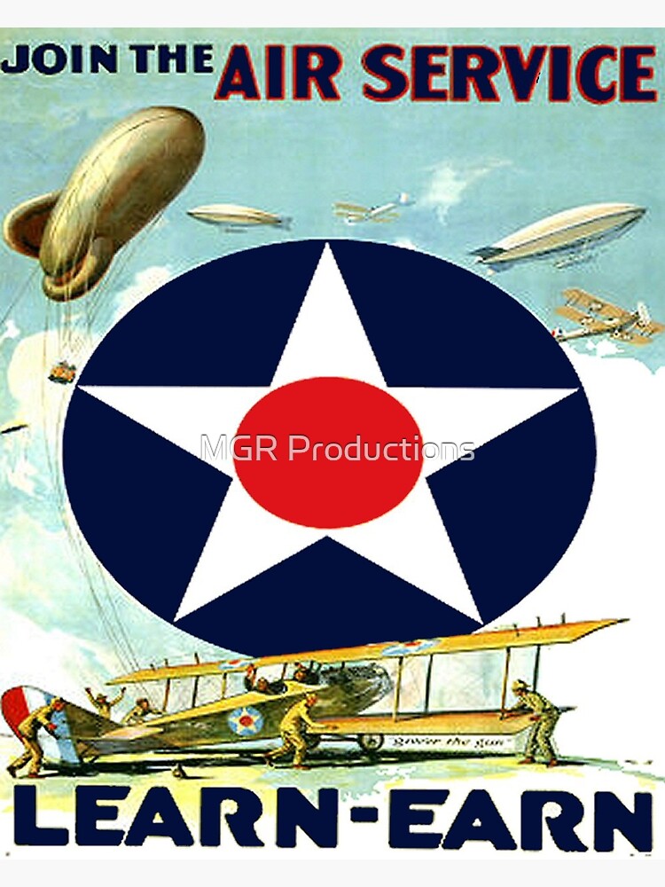 "Army Air Service: Learn and Earn" Poster by Quatrosales | Redbubble