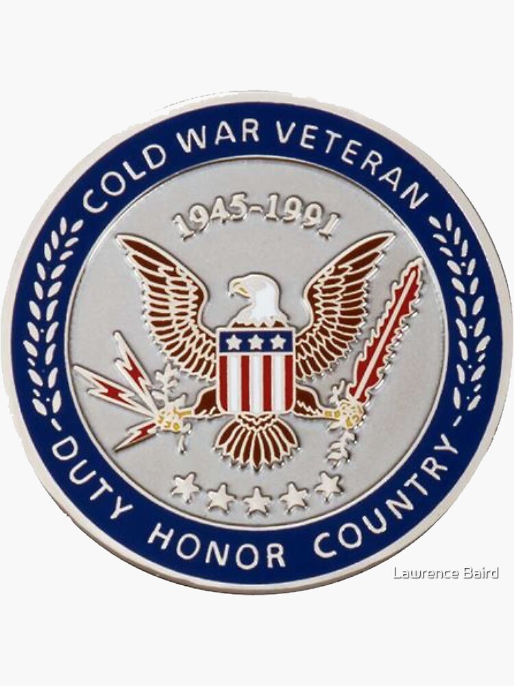 "Cold War Veteran" Sticker for Sale by lawrencebaird | Redbubble