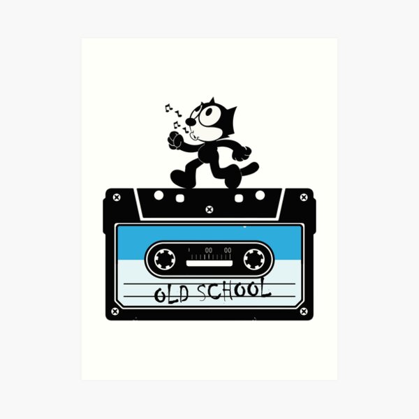 "felix old school felix the cat old school" Art Print for Sale by DEEP ...