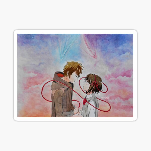 "Your Name" Sticker by KiarAka | Redbubble