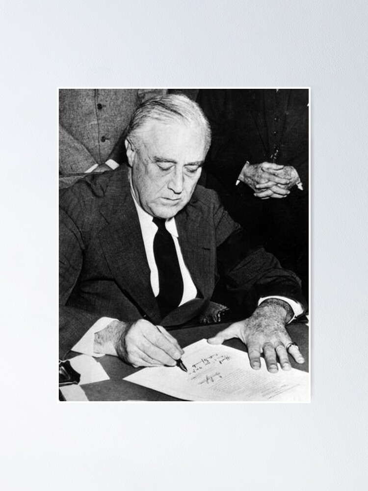 "FDR" Poster for Sale by Quatrosales | Redbubble
