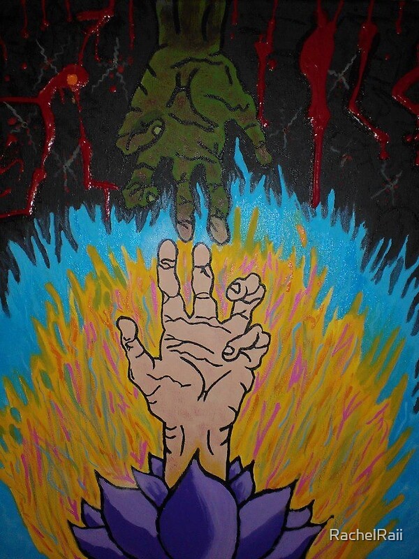 "life vs death " by RachelRaii | Redbubble