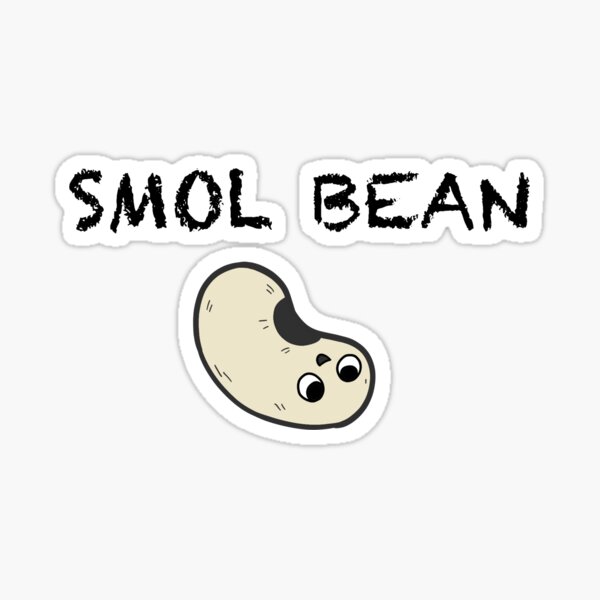 "Smol Bean" Sticker by ScottiArt | Redbubble