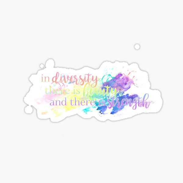 Diversity Stickers | Redbubble