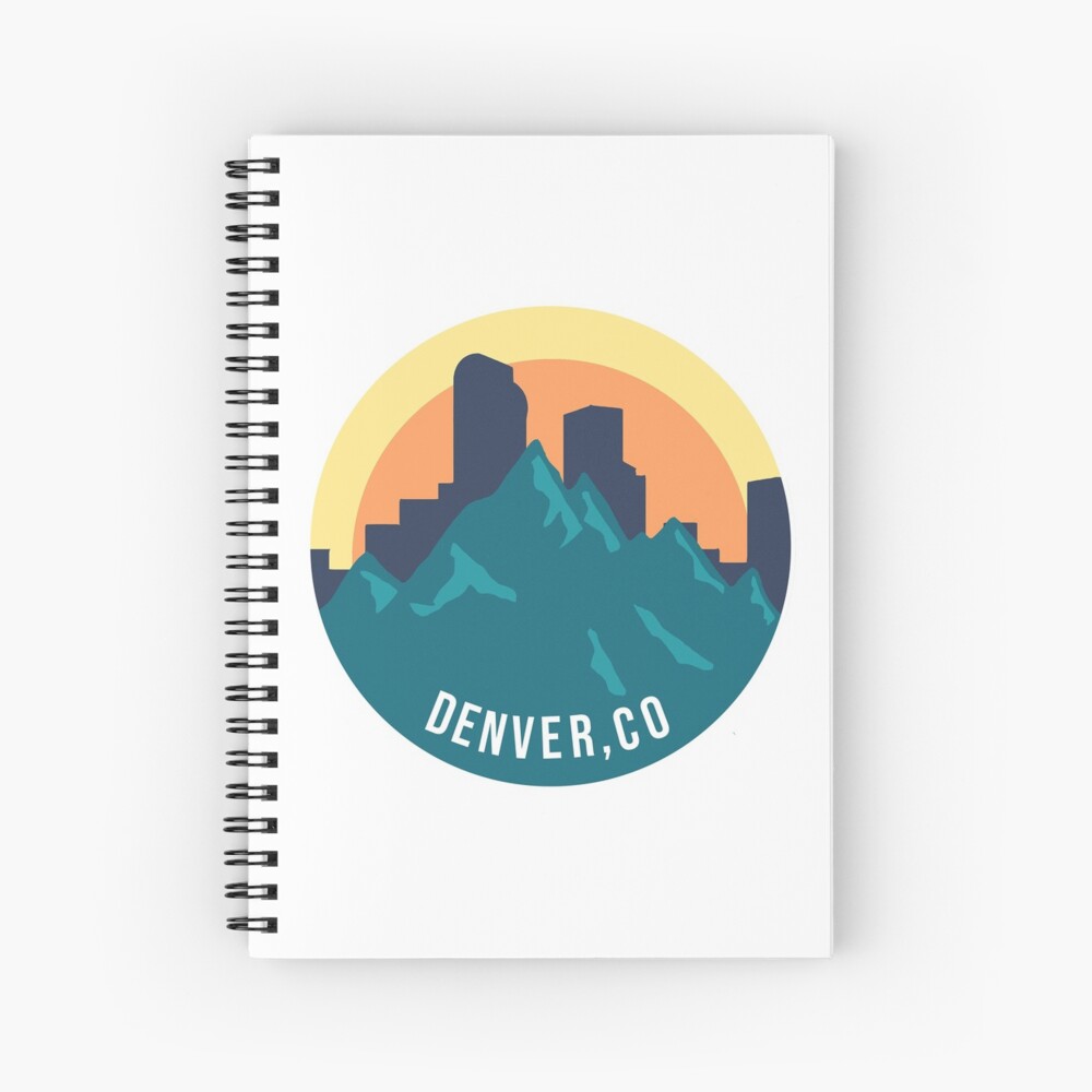 "Denver mountain sticker" Sticker for Sale by chloechristianm | Redbubble