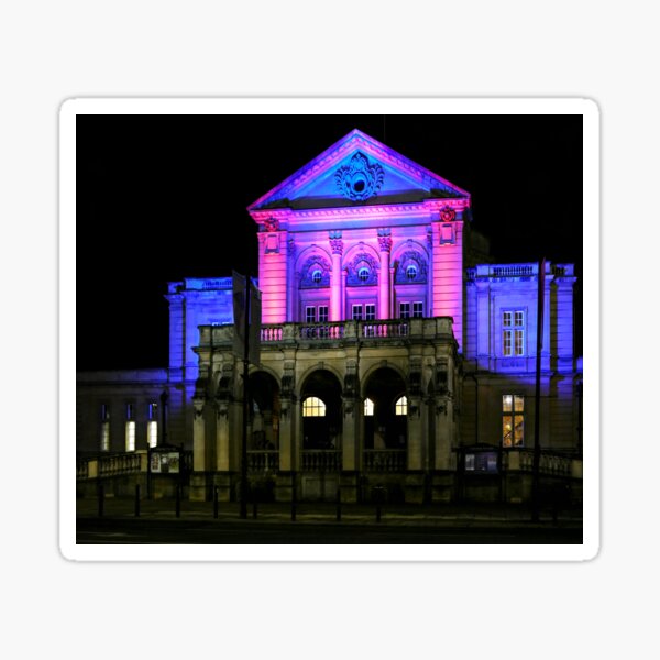 "Town Hall" Sticker by ScenicViewPics | Redbubble