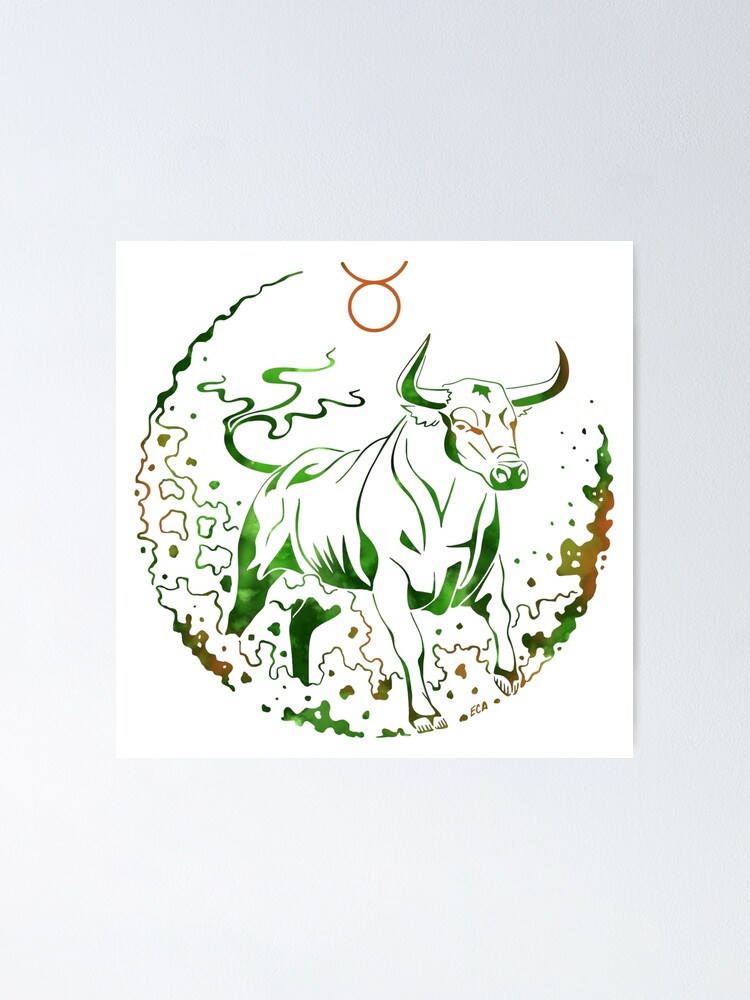 "Taurus Line art" Poster by EtaCarinaeArt | Redbubble