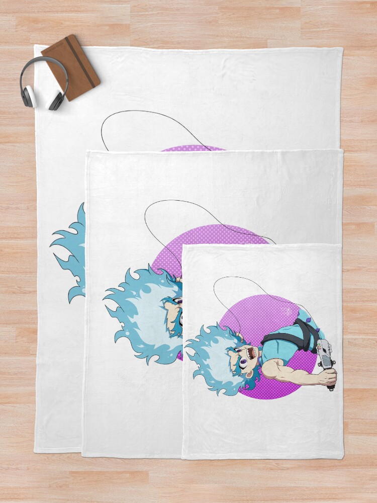 "Lui Shirosagi launching from Beyblade Burst Turbo" Throw Blanket for ...