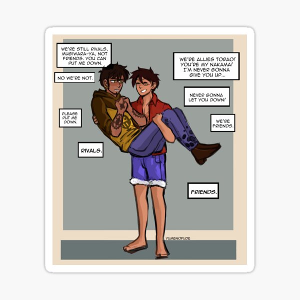 "Rivalry?" Sticker by Yumenofude | Redbubble