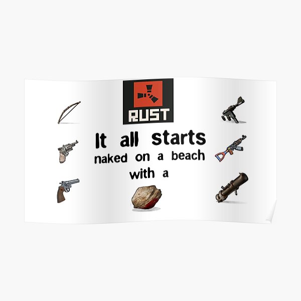Rust Game Posters | Redbubble