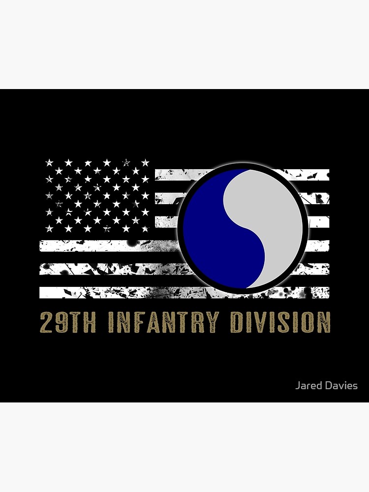 "29th Infantry Division (Distressed Flag)" Throw Blanket by ...