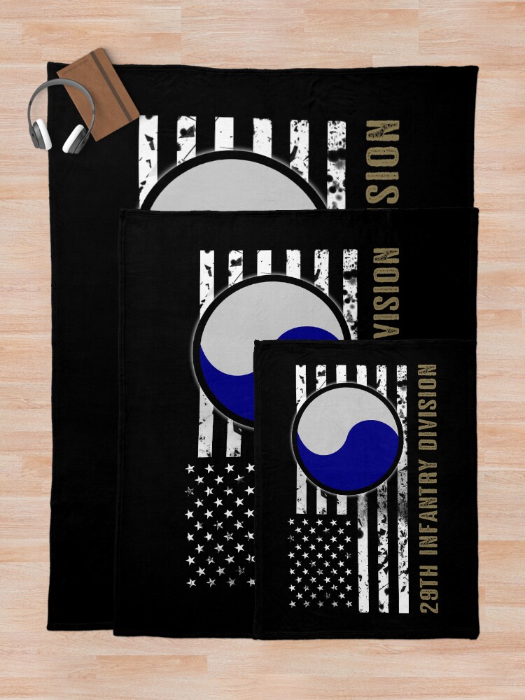 "29th Infantry Division (Distressed Flag)" Throw Blanket by ...