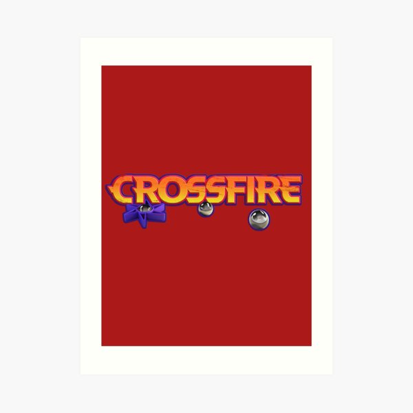 "crossfire board game logo" Art Print by lofton | Redbubble