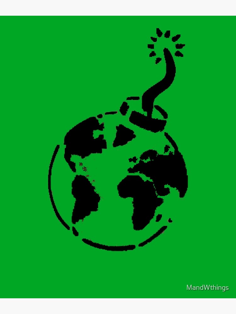 Póster «Emergencia climática - rebelión de la extinción - bomba ...