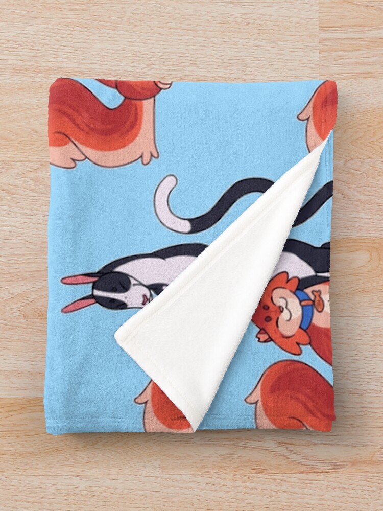 "Warrior Cats: Tallstar & Jake" Throw Blanket for Sale by catdoq ...